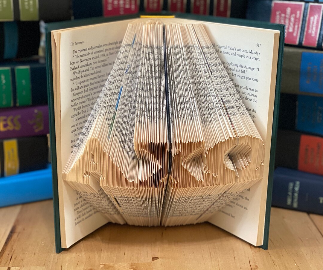 CUSTOM Sorority / Fraternity Folded Book, Custom Greek Letters Book - Etsy