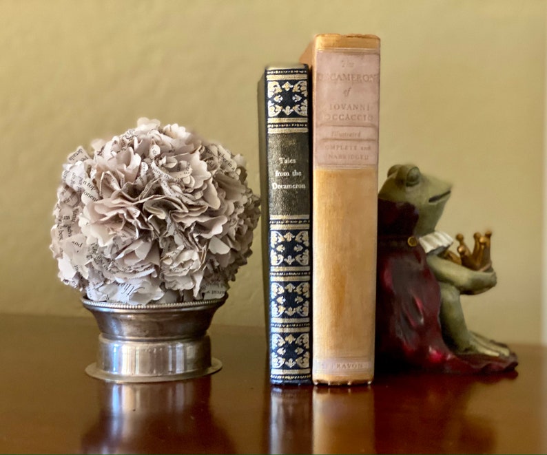 Decorative Book Paper Balls, Bowl Filler, Shelf Decor - Etsy