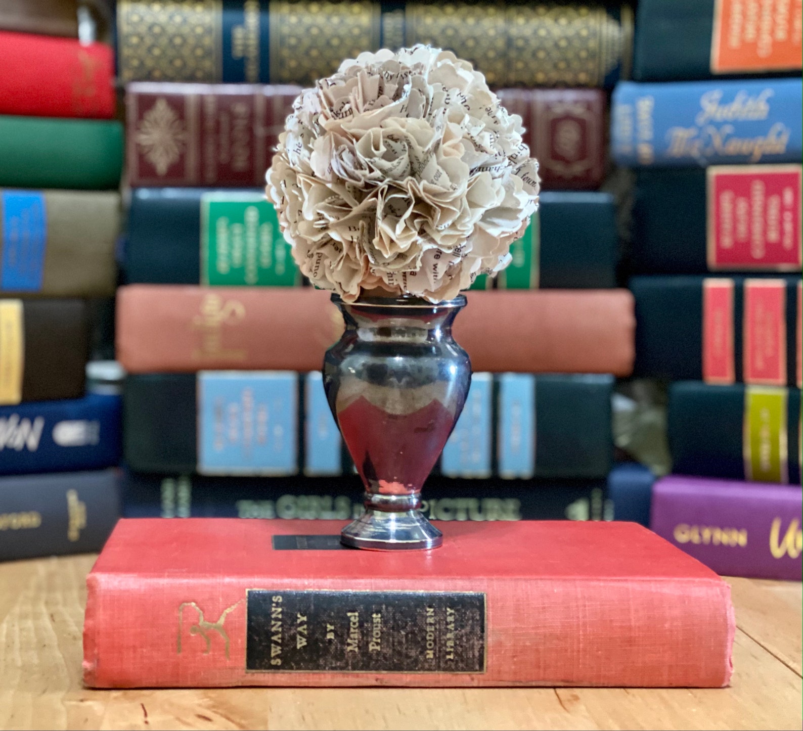 Decorative Balls Decorative Book Paper Balls Bowl Filler - Etsy