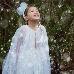 Winter Wonderland Cape for Kids, Frozen Cape, Snow Princess Cape ...