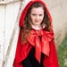 Woodland Storybook Little Red Riding Hood Cape, Red Riding Hood Cape ...