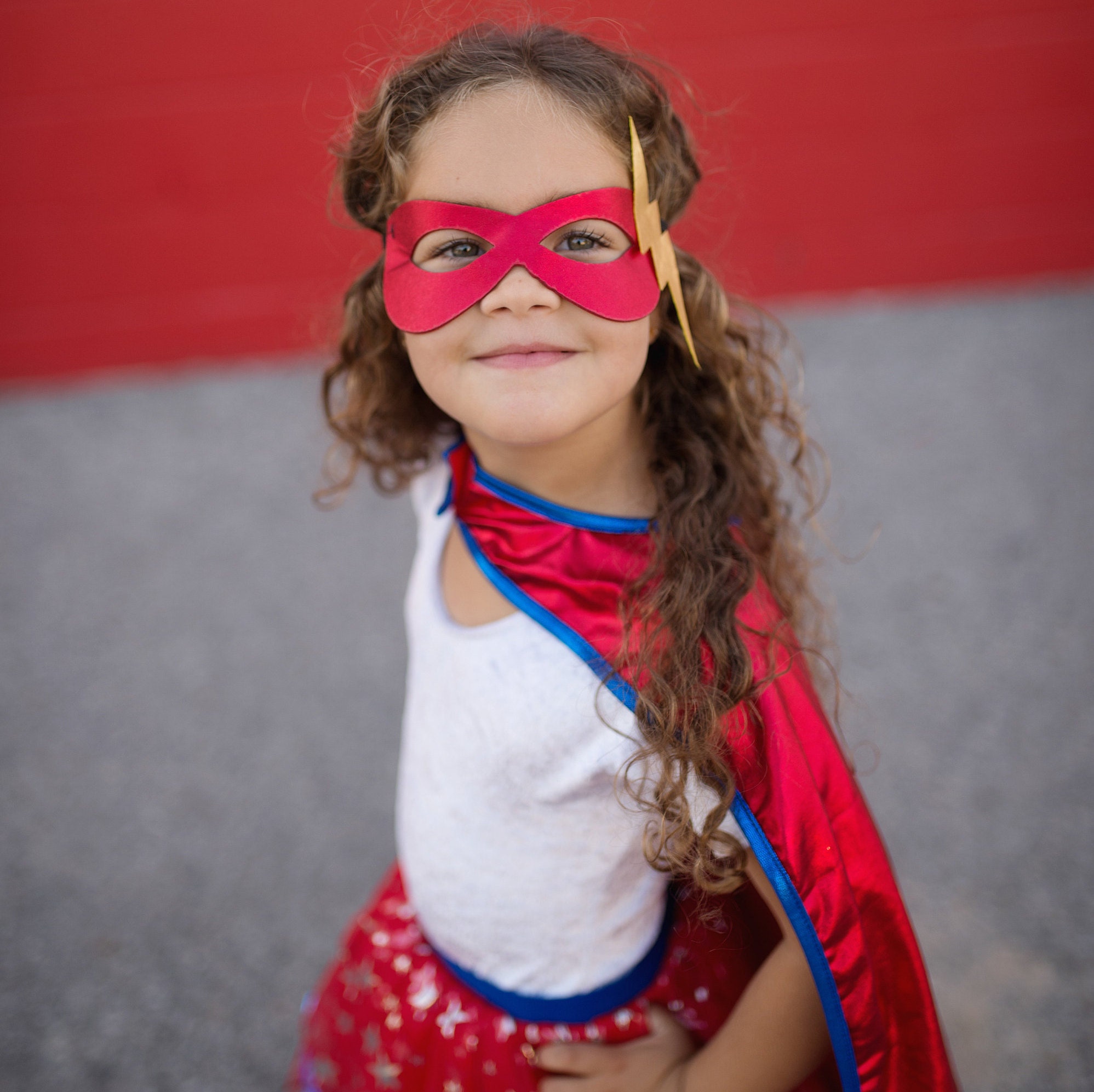 Superhero Tutu Cape and Mask Set 3 Pcs Size Flexible Action - Etsy