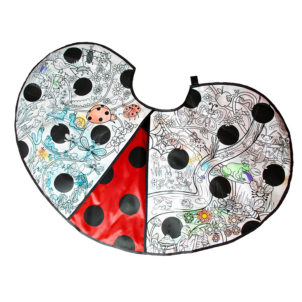 Colour-a-ladybug Cape Ladybug Costume Ladybug Cape for Kids | Etsy