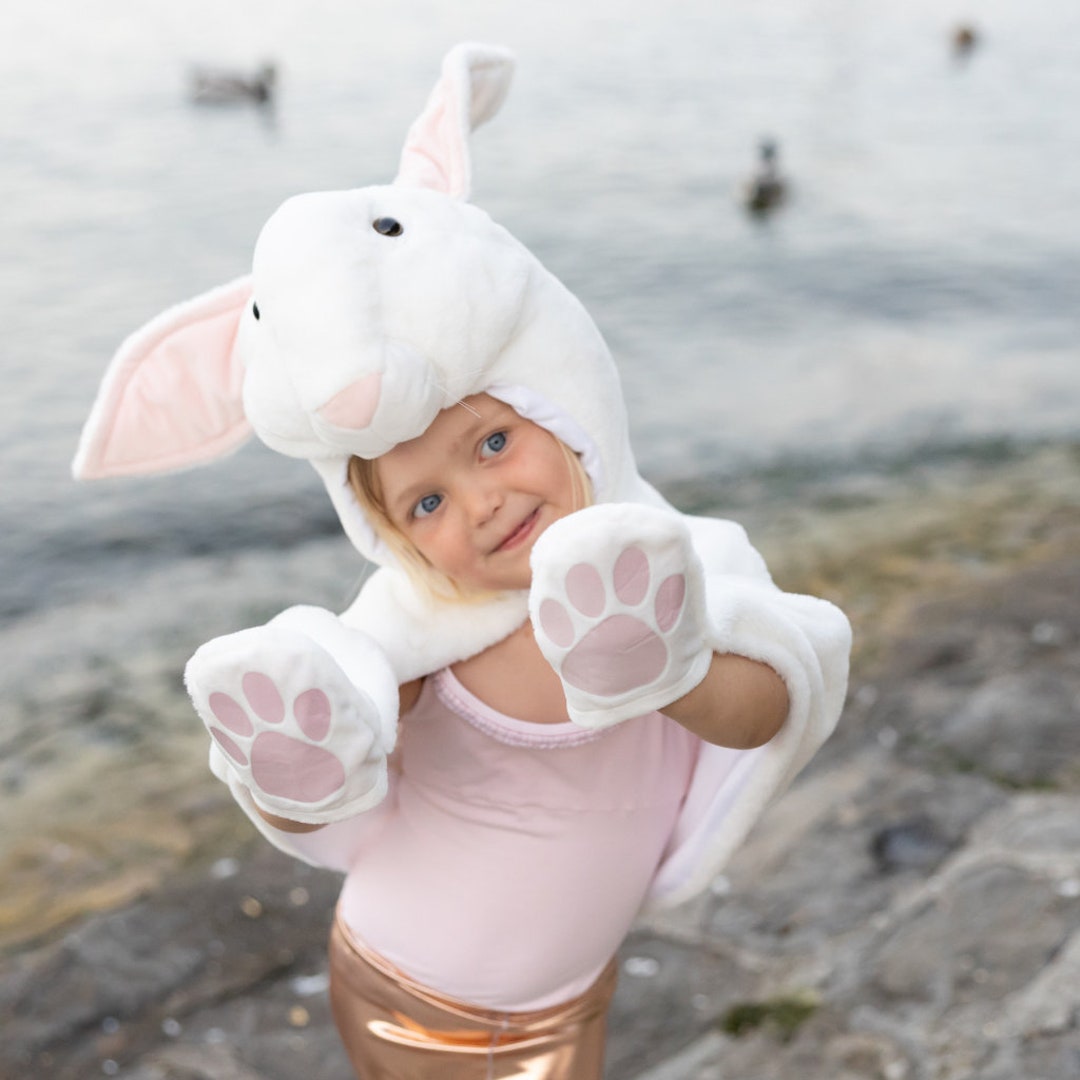 Bunny Cuddle Cape, Bunnycostume for Kids, Fluffy Bunny Cape, Kids Bunny ...