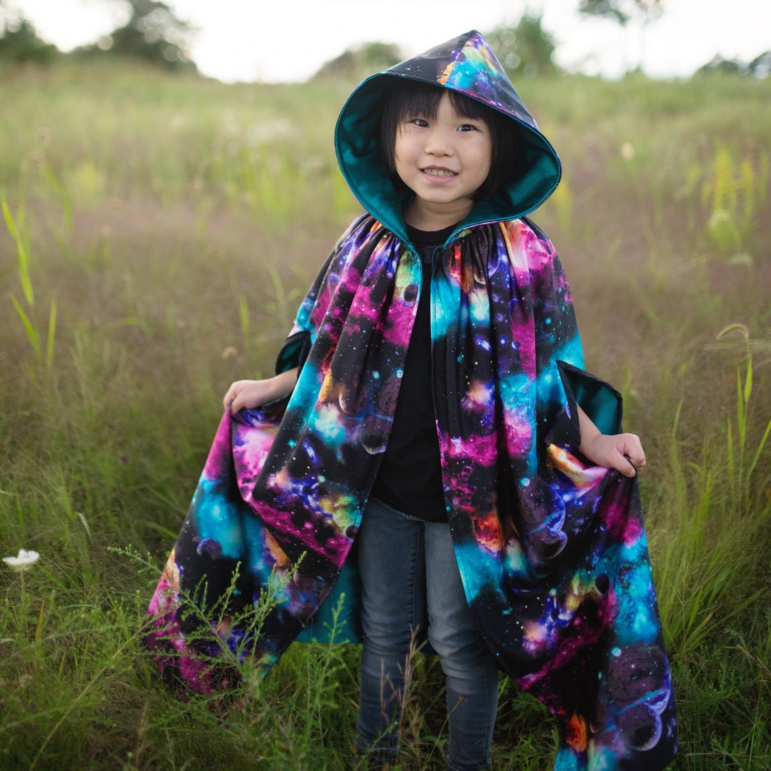 Galaxy Cloak, Kids Dressup, Kids Galaxy Cape, Kids Galaxy Costume - Etsy