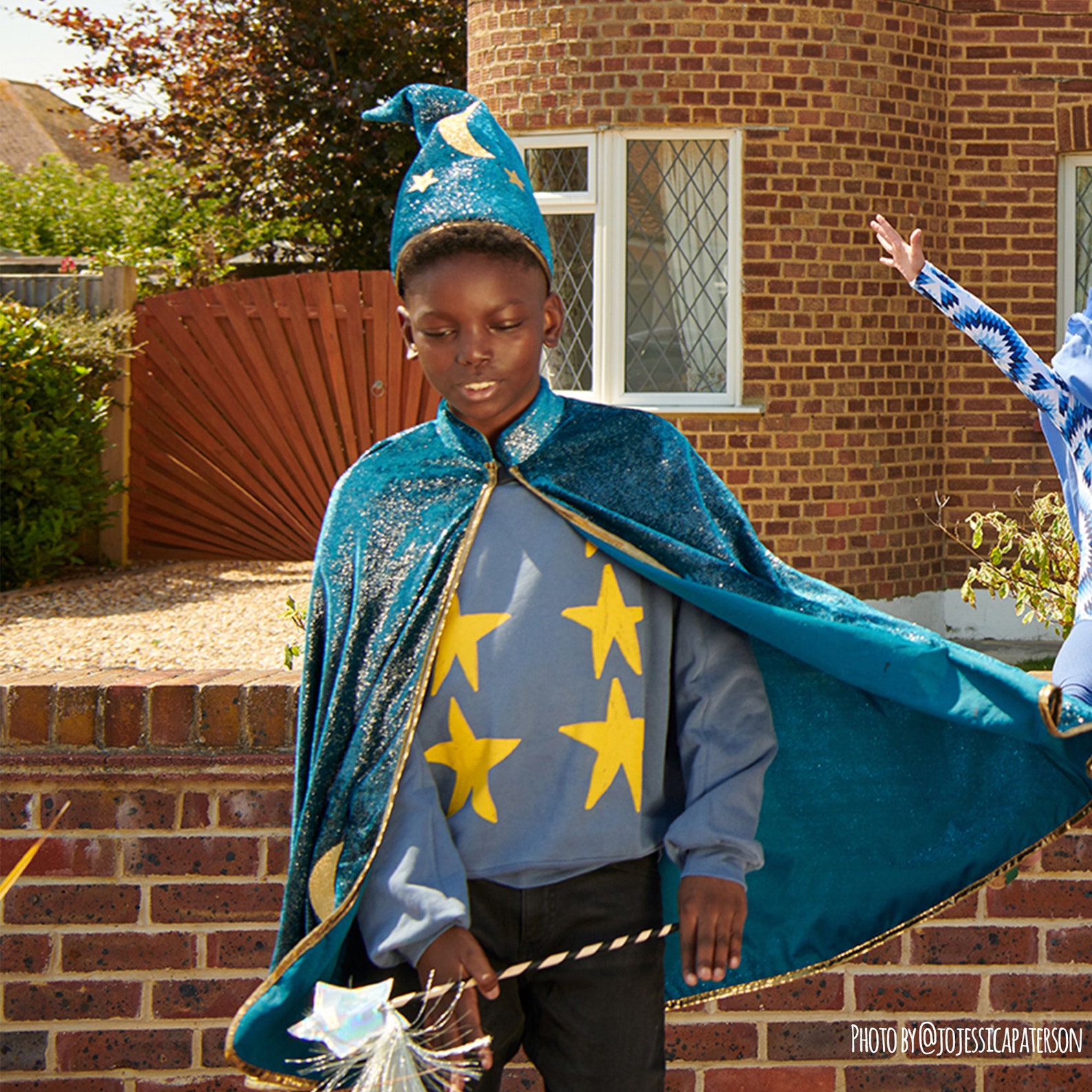 Wizard Cape and Hat Starry Wizard Cape for Pretend Play | Etsy