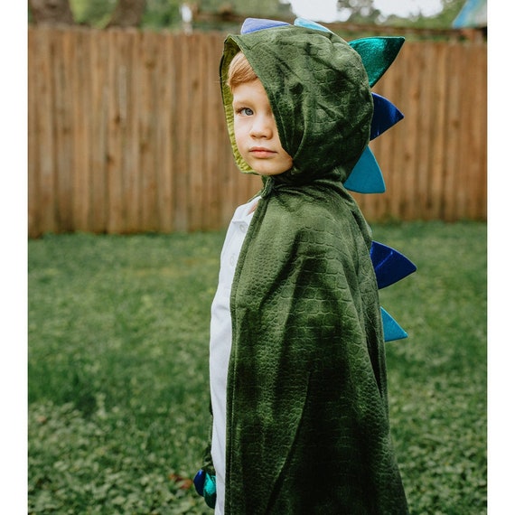 GREEN DRAGON CAPE for Kids Toddlers Dinosaur Cape for - Etsy