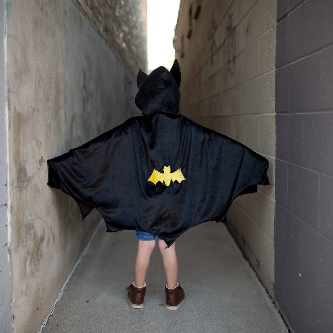 Bat Costume Cape, Cape for Bat, Pretend Play Dressup, Kids Dressup, Bat ...