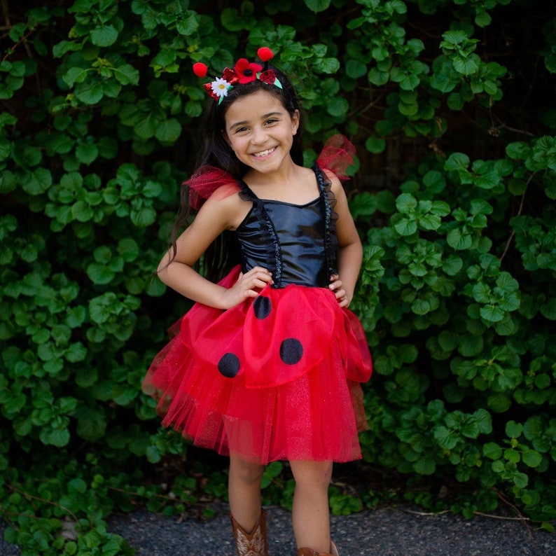Ladybug Dress & Headband Ladybug Dress Ladybug Costume Kids - Etsy