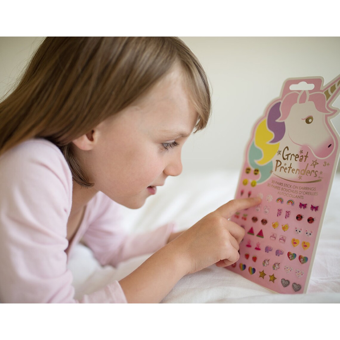 Unicorn Stick on Earrings Sticker earrings for kids stick on | Etsy