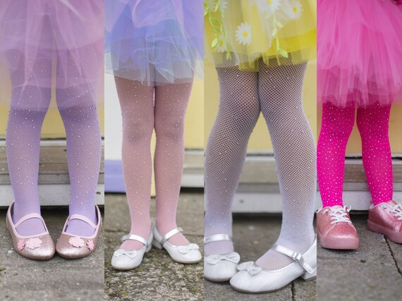 Kids Bling Tights Rhinestone Tights Tights for Kids Girls - Etsy