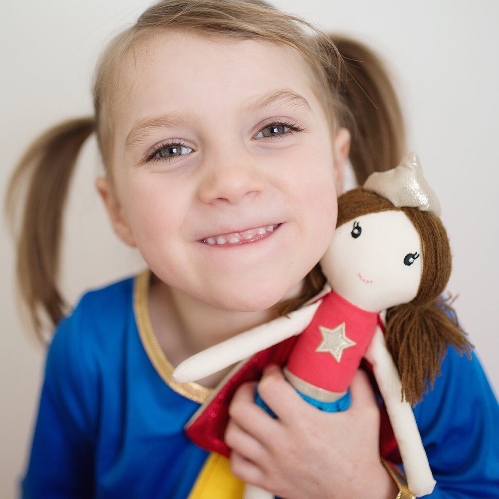 Suzie the Supergirl Doll 13 Soft Doll Soft-bodied - Etsy