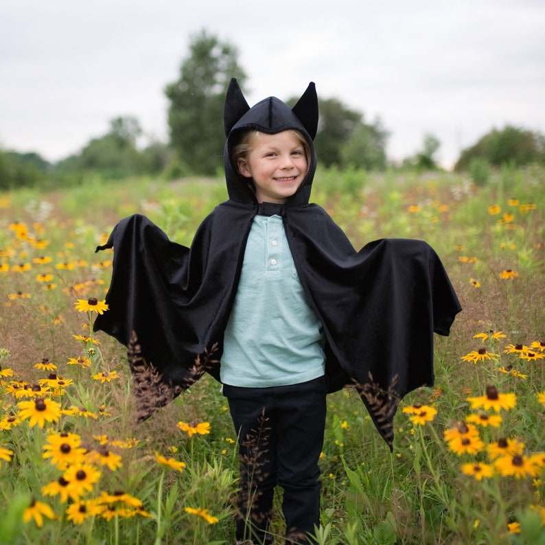 Bat Costume Cape Cape for Bat Pretend Play Dressup Kids - Etsy
