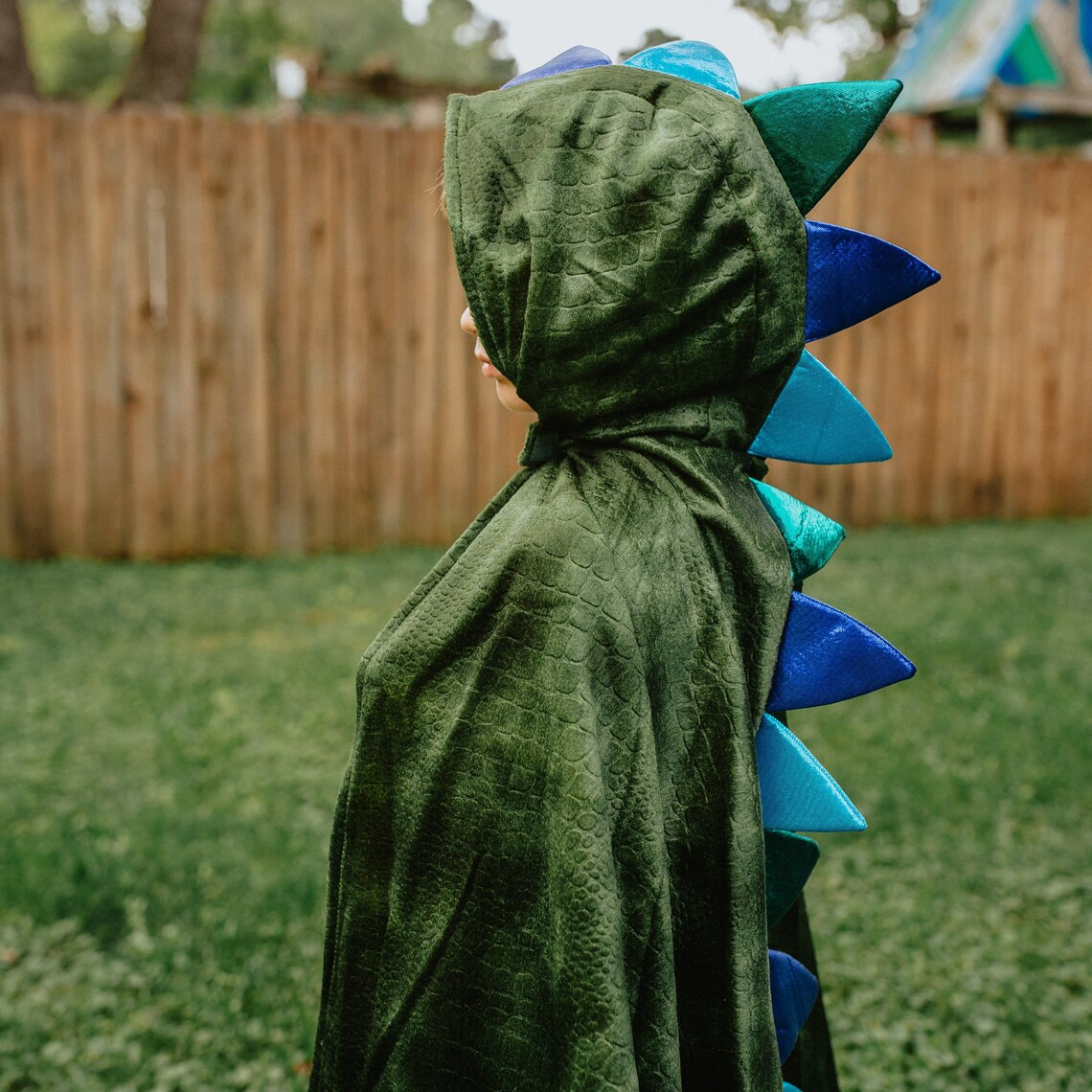 GREEN DRAGON CAPE for Kids Toddlers Dinosaur Cape for - Etsy