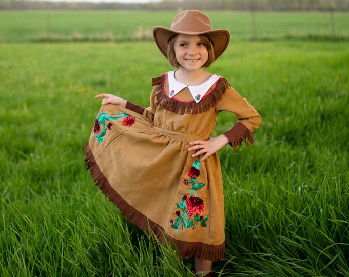 Cowgirl Dress for Kids, Kids Cowgirl Costume, Kids Dressup, Kids ...