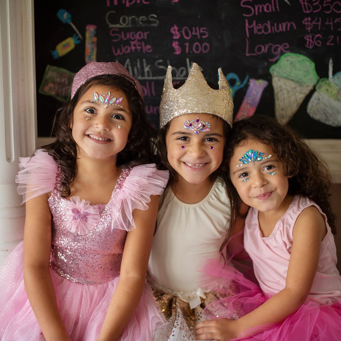 Face Stickers for Kids Face Gems 3D Face Stickers Face | Etsy