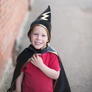 Wizard Costume Reversible Wizard Cape Pretend Play Dressup | Etsy