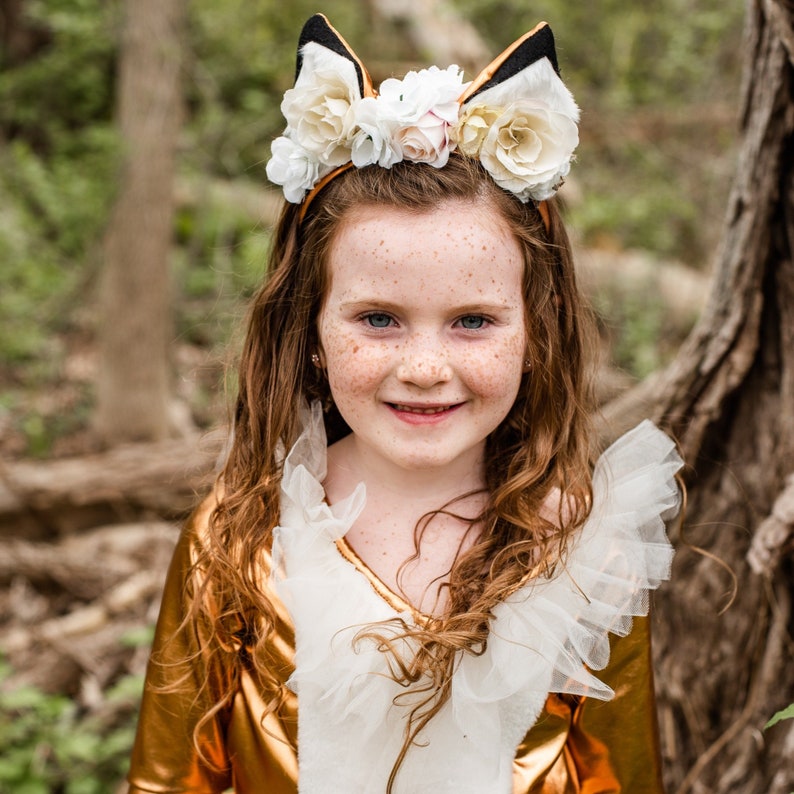 Woodland Fox Dress With Headpiece Kids Fox Costume Fox Dress - Etsy