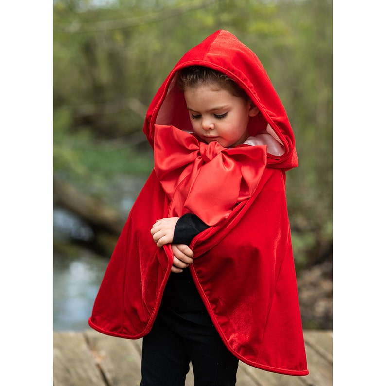 Woodland Storybook Little Red Riding Hood Cape Red Riding - Etsy