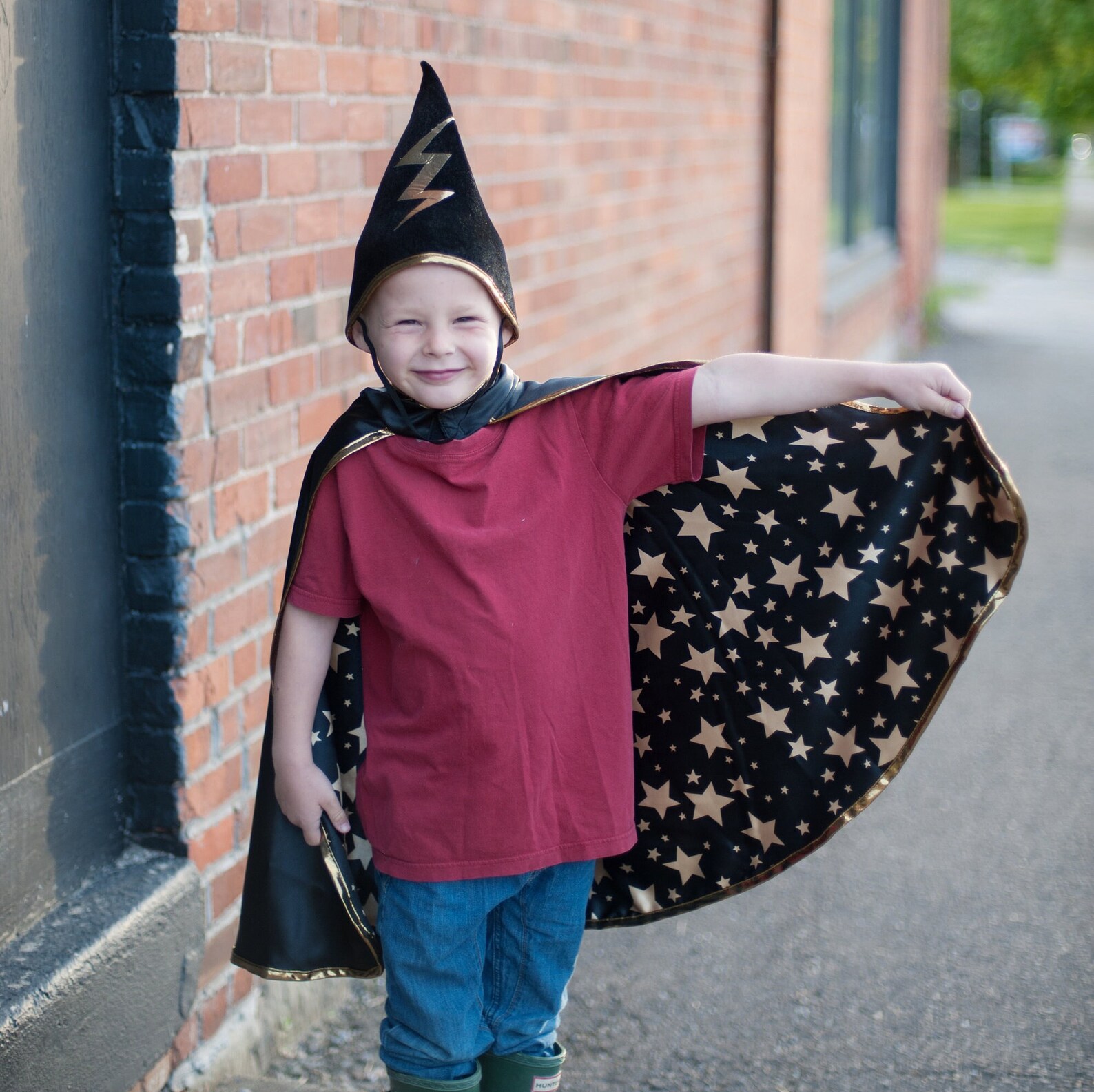 Wizard Costume Reversible Wizard Cape Pretend Play Dressup | Etsy