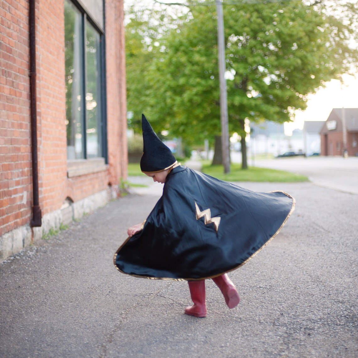 Wizard Costume Reversible Wizard Cape Pretend Play Dressup | Etsy