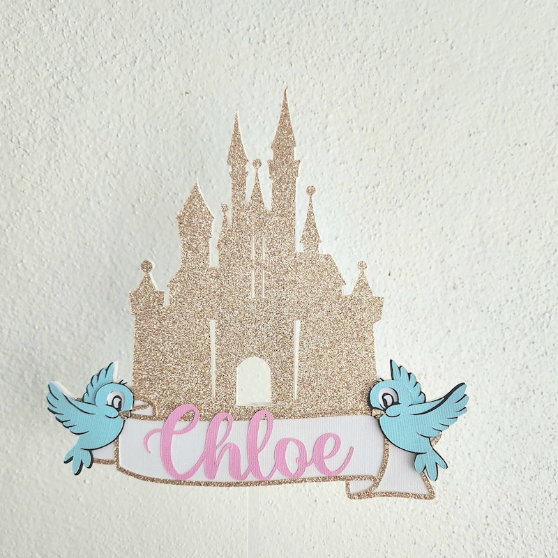 Castle Cake Topper - Etsy