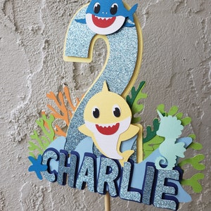 Baby Shark Cake Topper,under Water Cake Topper,cake Topper - Etsy