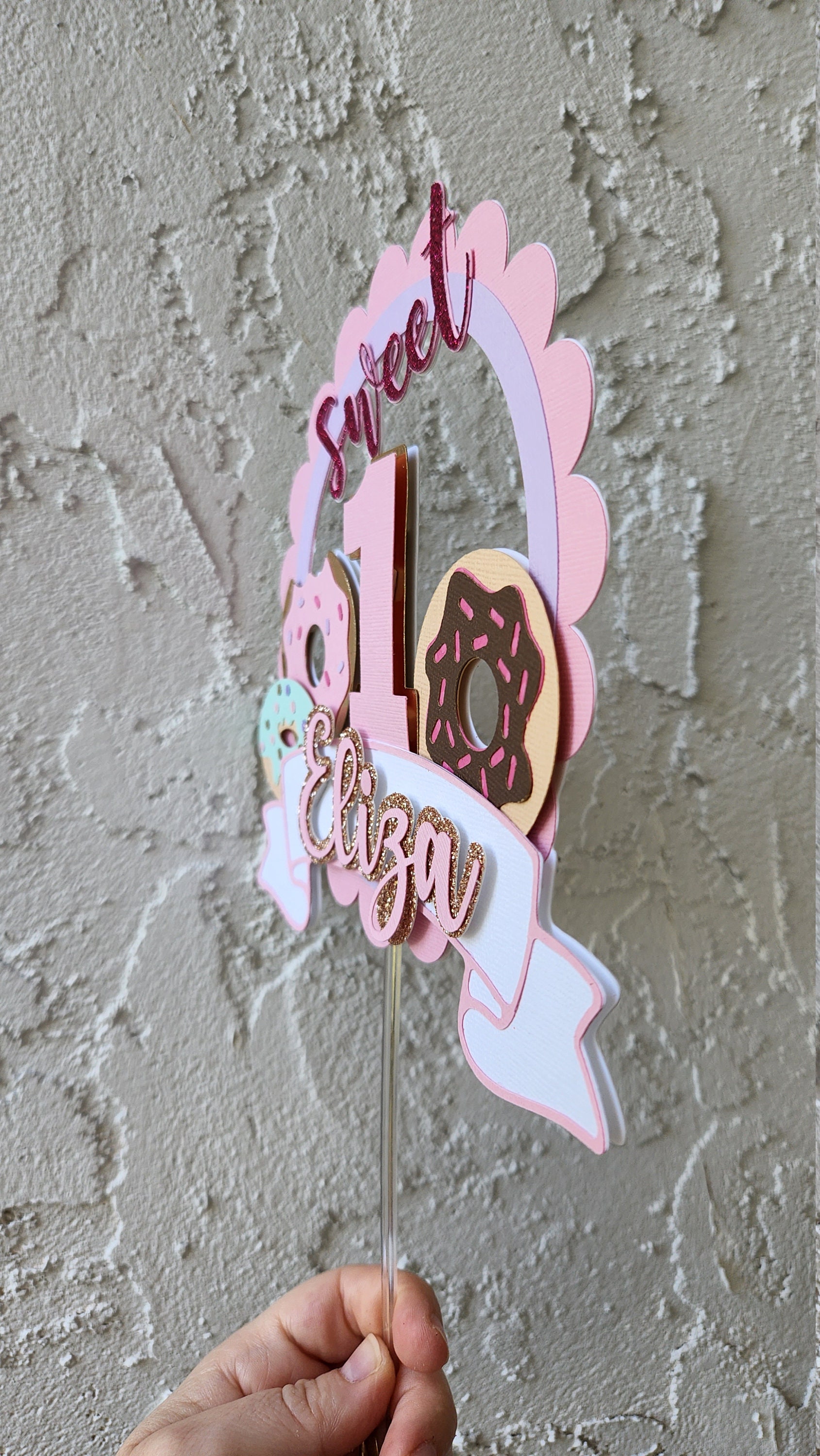 Donut Cake Topper - Etsy