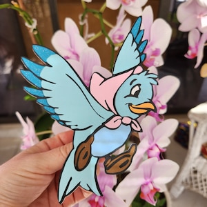 Blue Birds, Cinderella Theme, Set of 2 Birds - Etsy