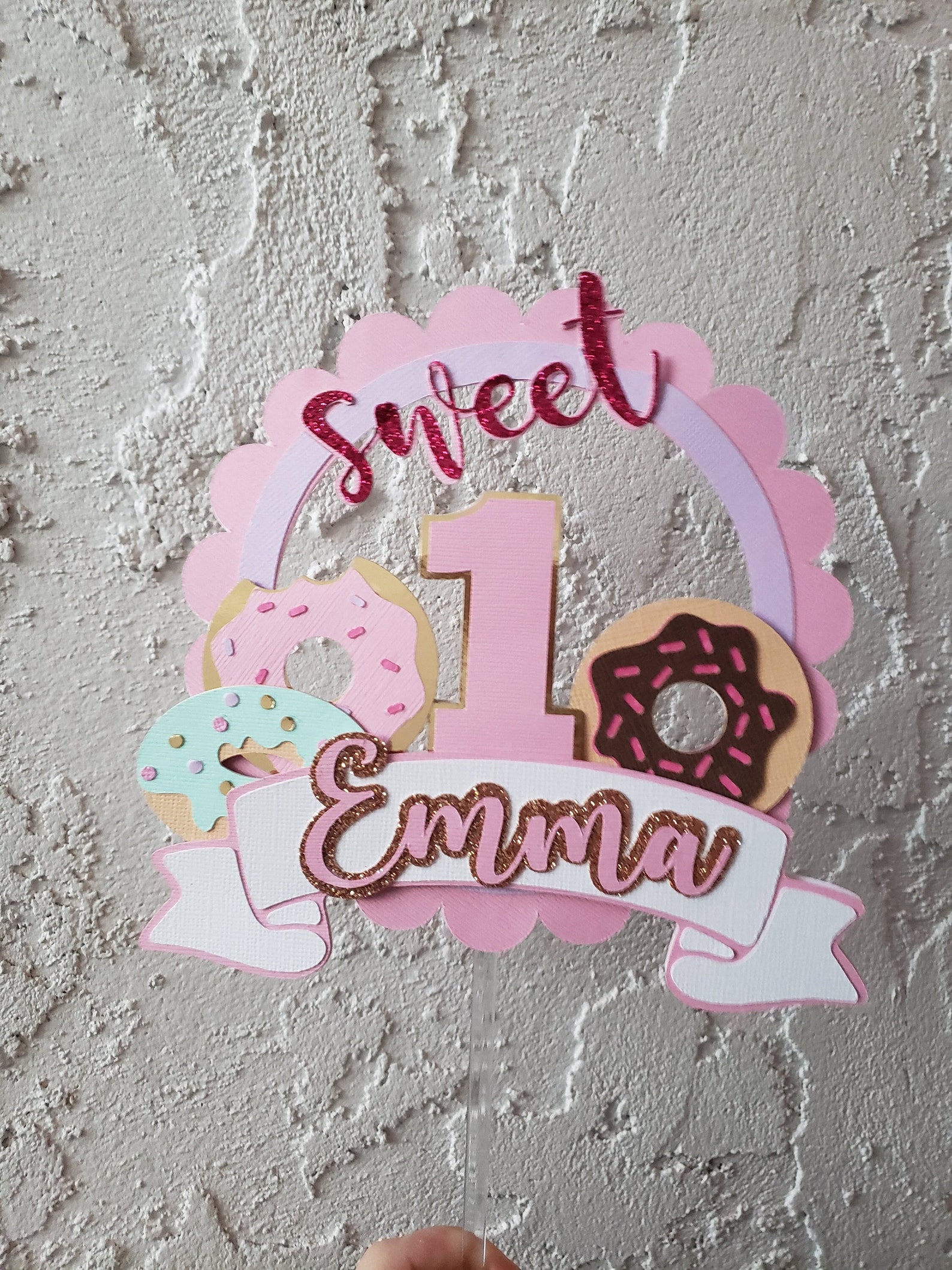 Donut Cake Topper | Etsy