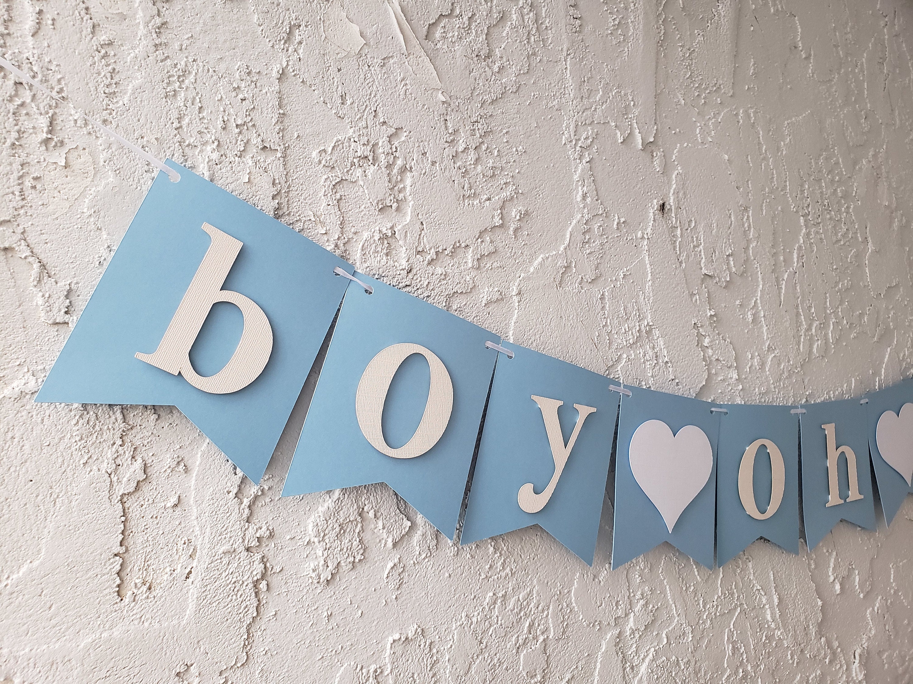 Boy Oh Boy Banner Baby Shower Banner Baby Boy | Etsy