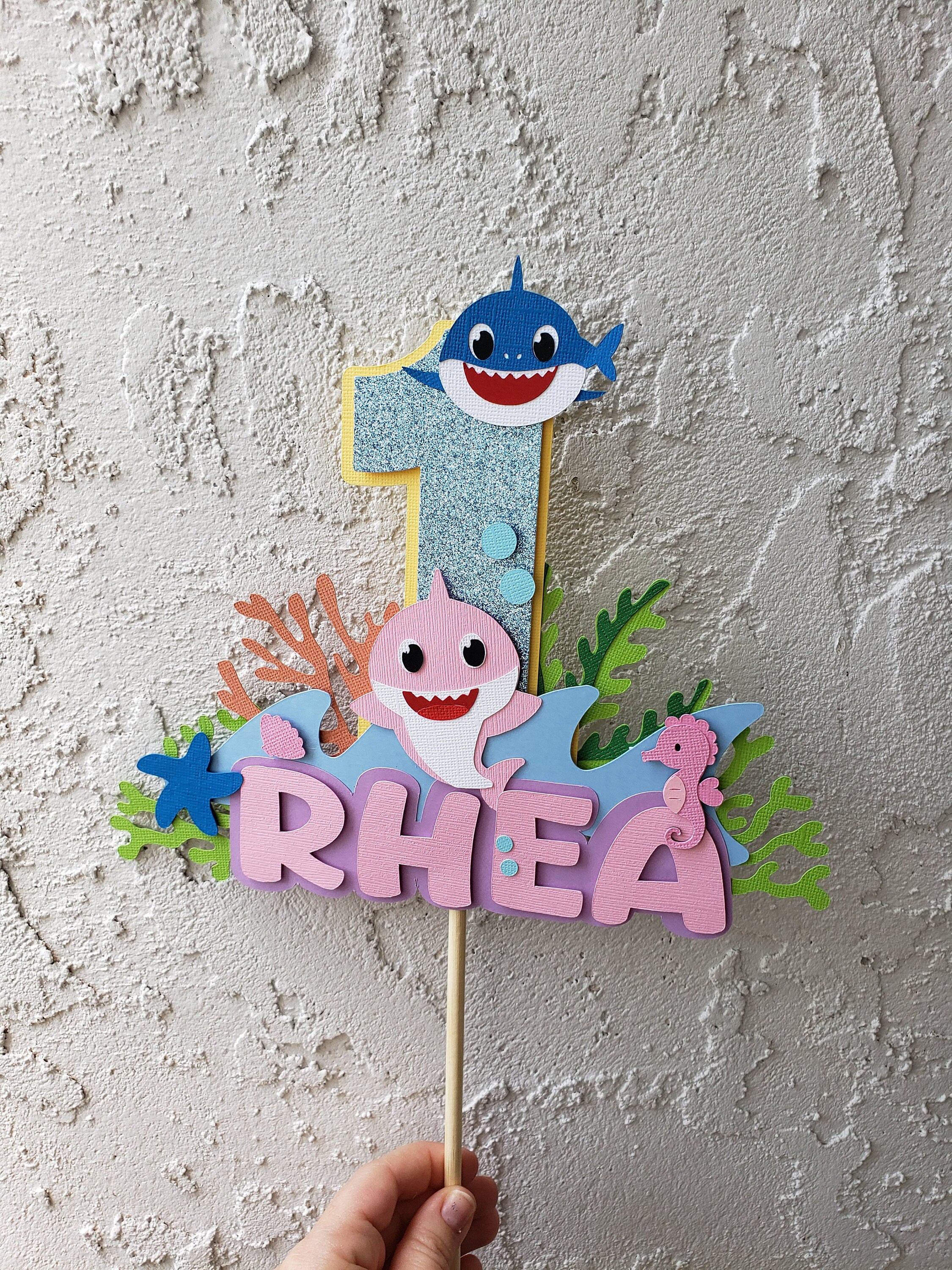 Baby Shark High Chair Banner. Baby Shark Sign. Shark Birthday. | Etsy