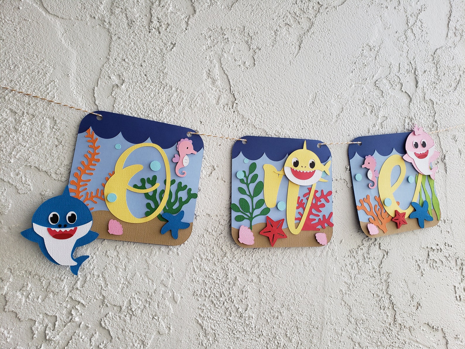 Baby Shark High Chair Banner. Baby Shark Sign. Shark Birthday. - Etsy