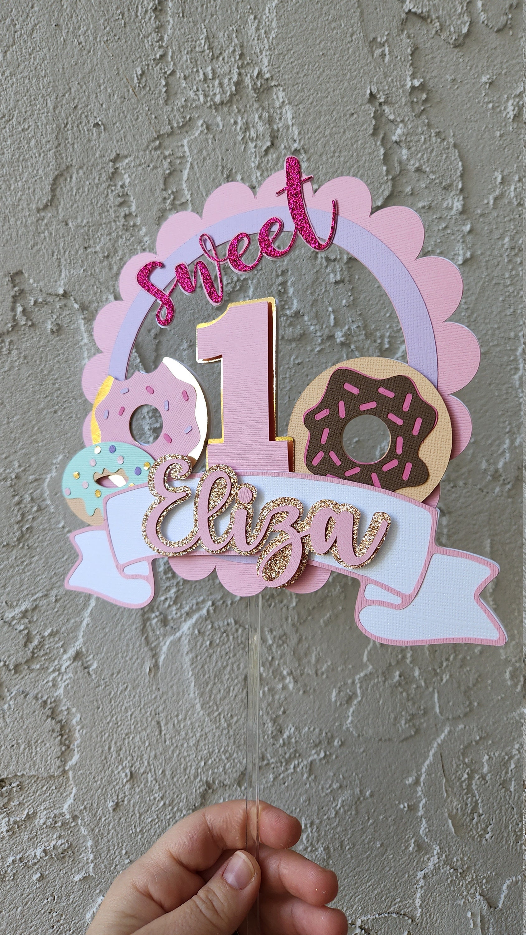 Donut Cake Topper, - Etsy