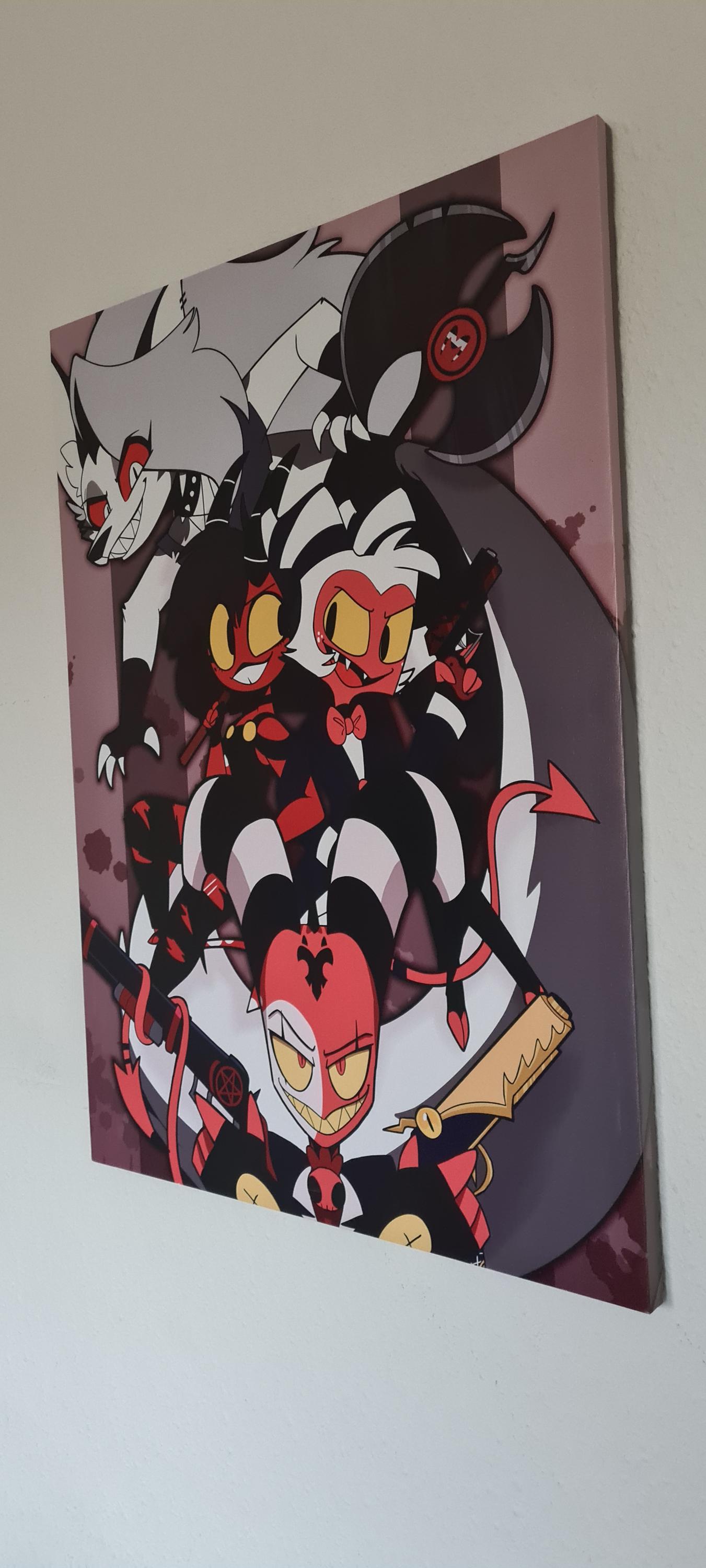 Helluva Boss IMP Portrait - Blitzø Moxxie Millie Loona - Fanart - Etsy