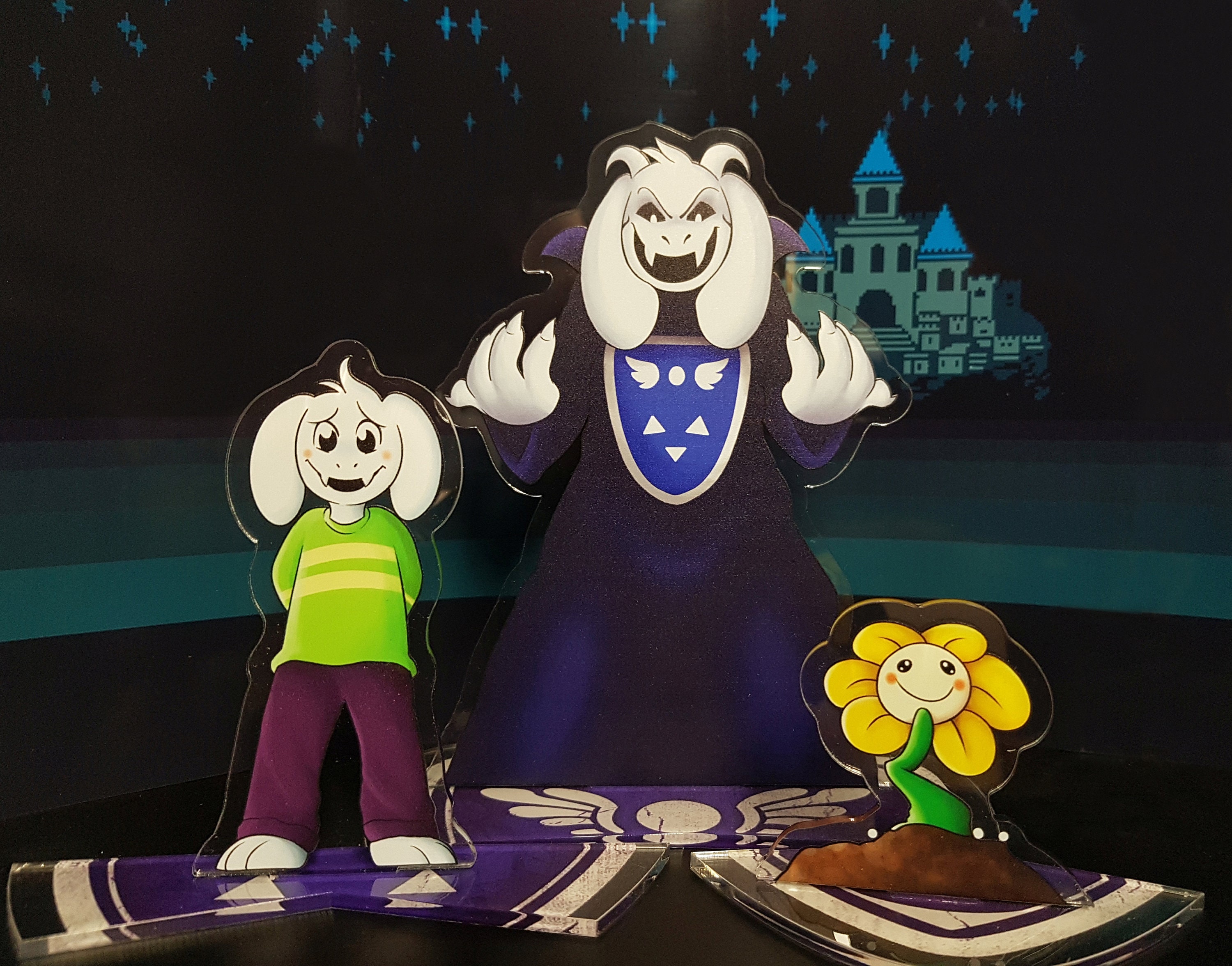 Undertale the 3 Forms of Asriel Acrylic Standee - Etsy