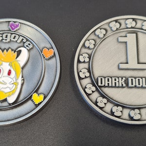 Undertale Dark Dollar Metal Coins - Etsy