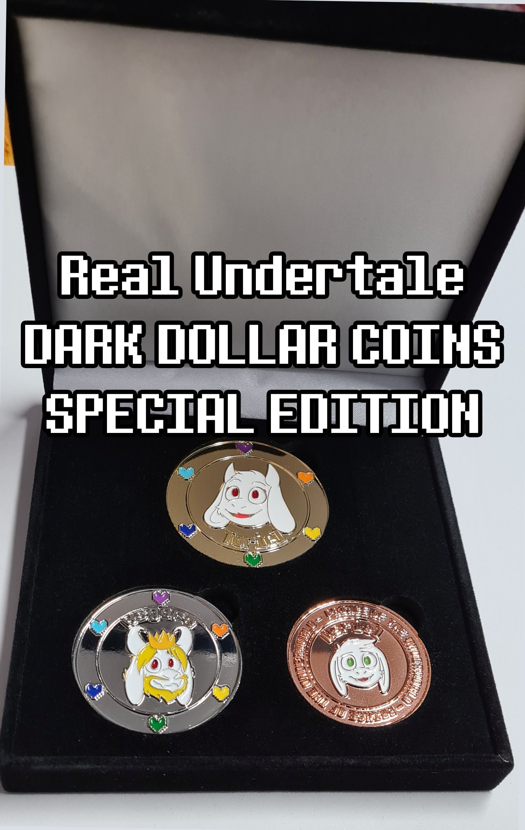 Undertale Dark Dollar Metal Coins SPECIAL EDITION - Etsy