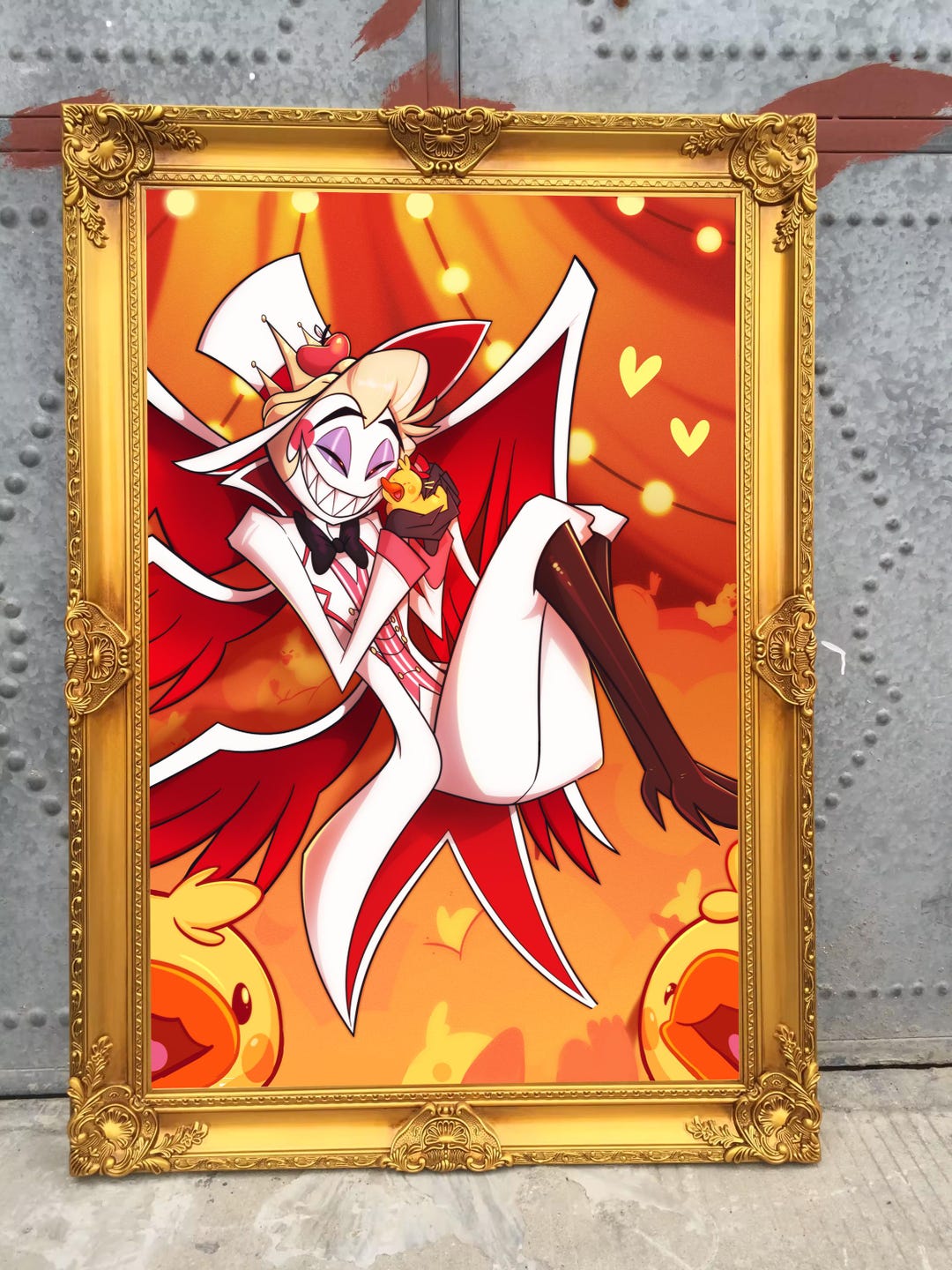 Hazbin Hotel Lucifer Morningstar Portrait - Fanart - Etsy