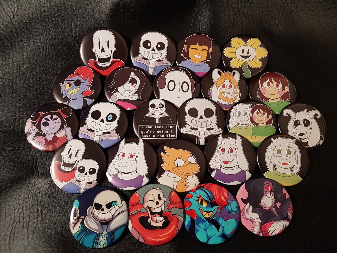 Undertale 59mm Pinback Buttons - Etsy