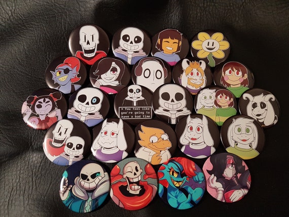 Undertale 59mm Pinback Buttons - Etsy