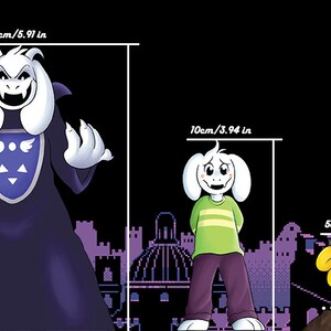 Undertale the 3 Forms of Asriel Acrylic Standee - Etsy