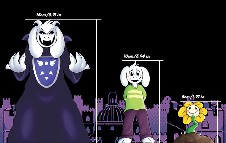 Undertale the 3 Forms of Asriel Acrylic Standee - Etsy Ireland