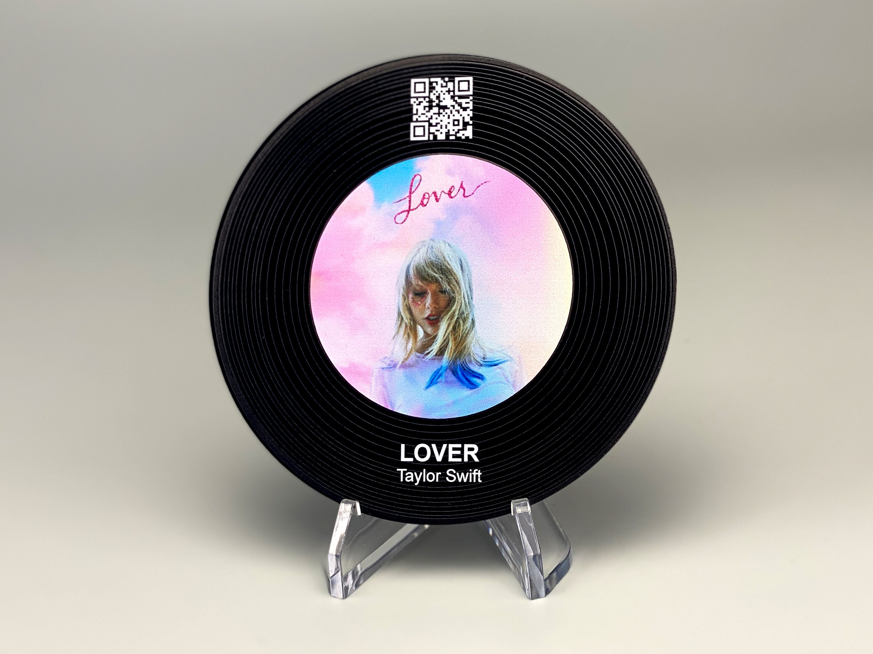 Personalized Album Cover Mini Vinyl Record with Stand Any | Etsy