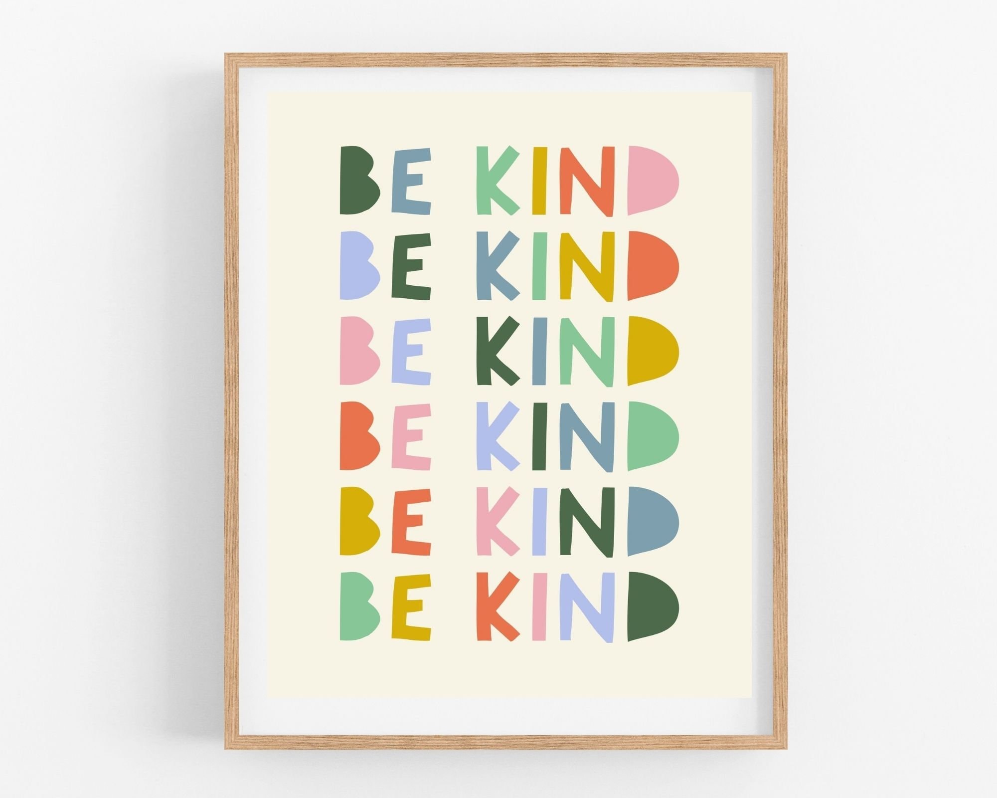 Be Kind Sign Be Kind Print Kindness Wall Art Digital - Etsy UK