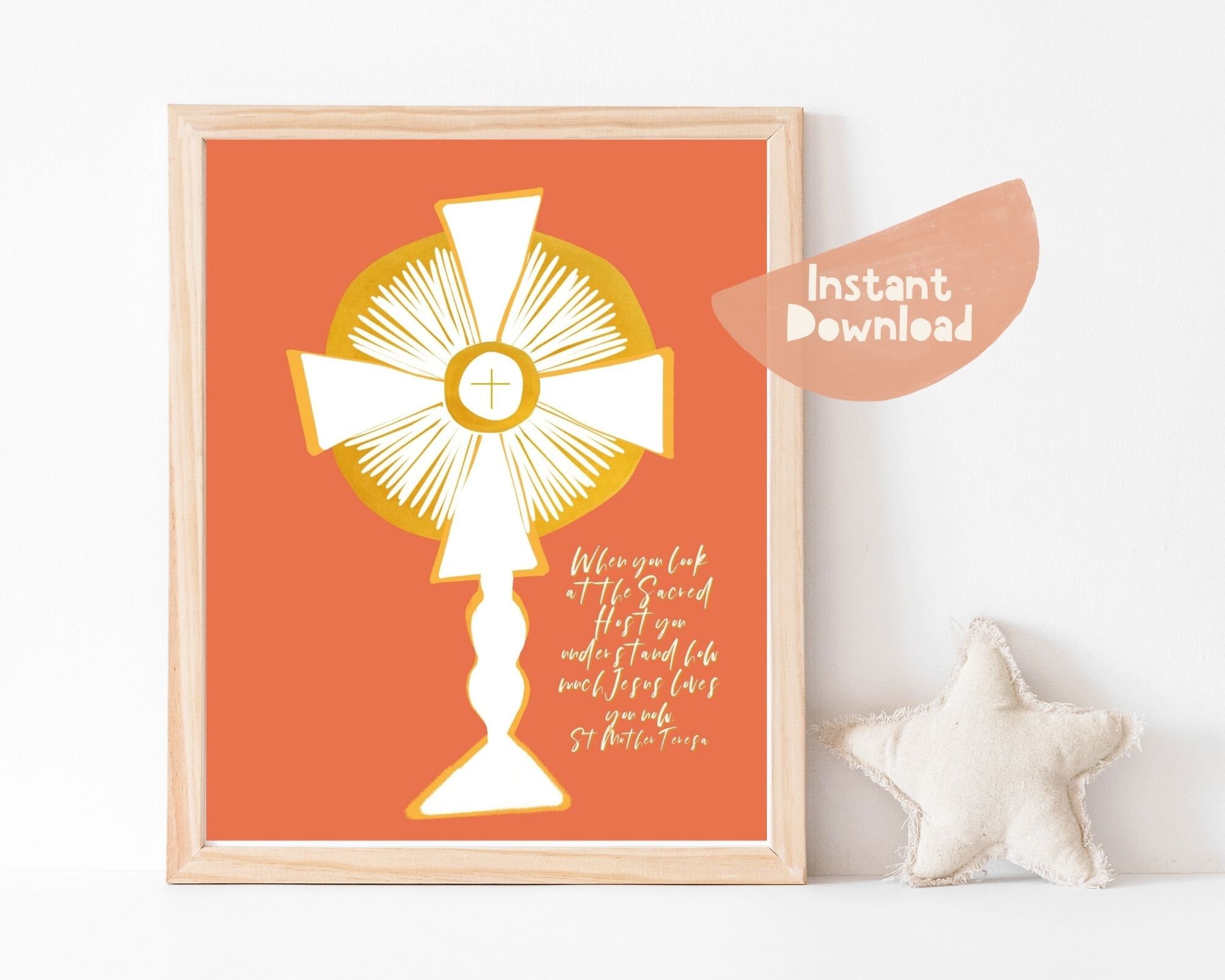 Blessed Sacrament Art Eucharistic Adoration Catholic Art - Etsy