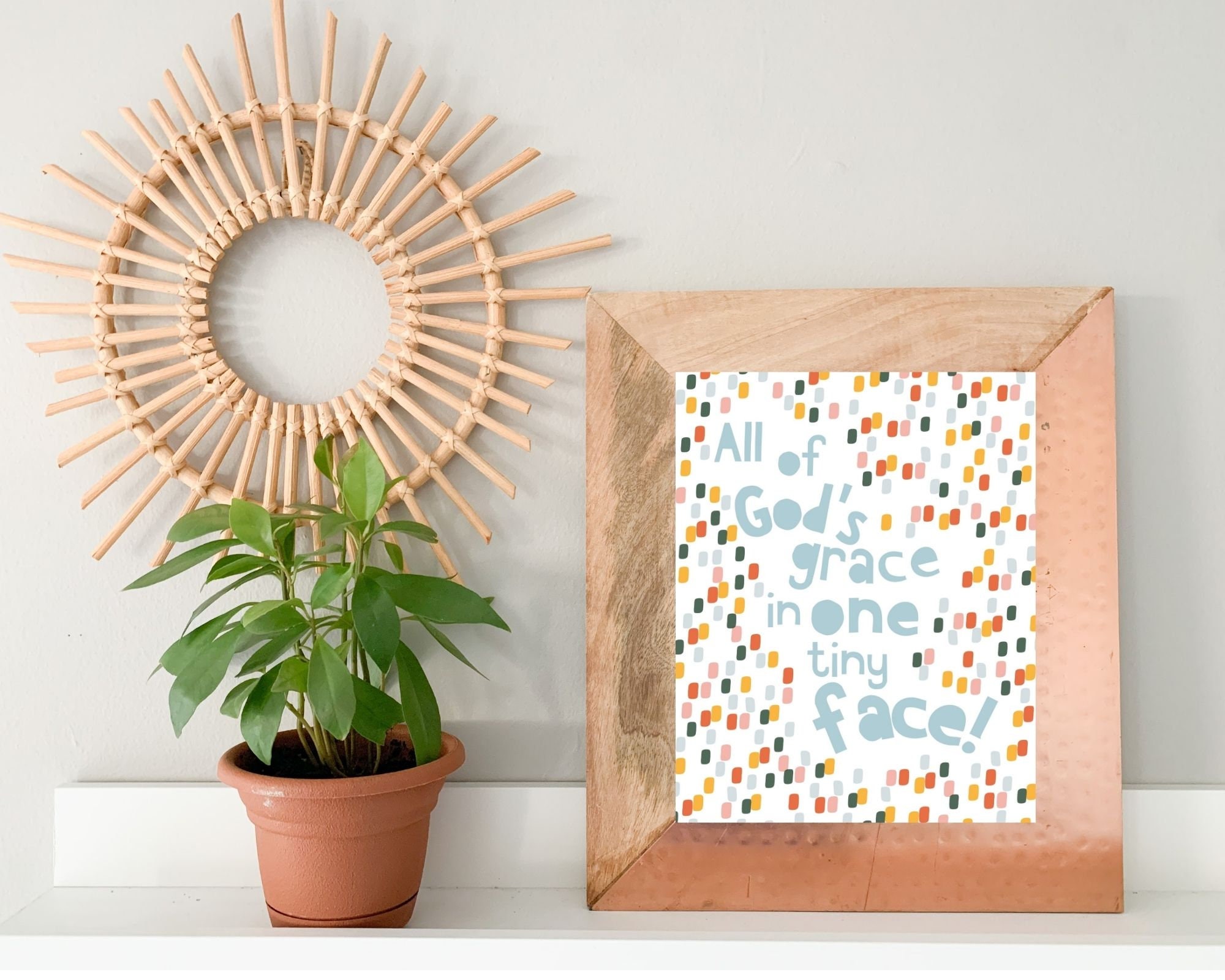 All of God's Grace Print Baptism Gift Baptism Gift Boy | Etsy