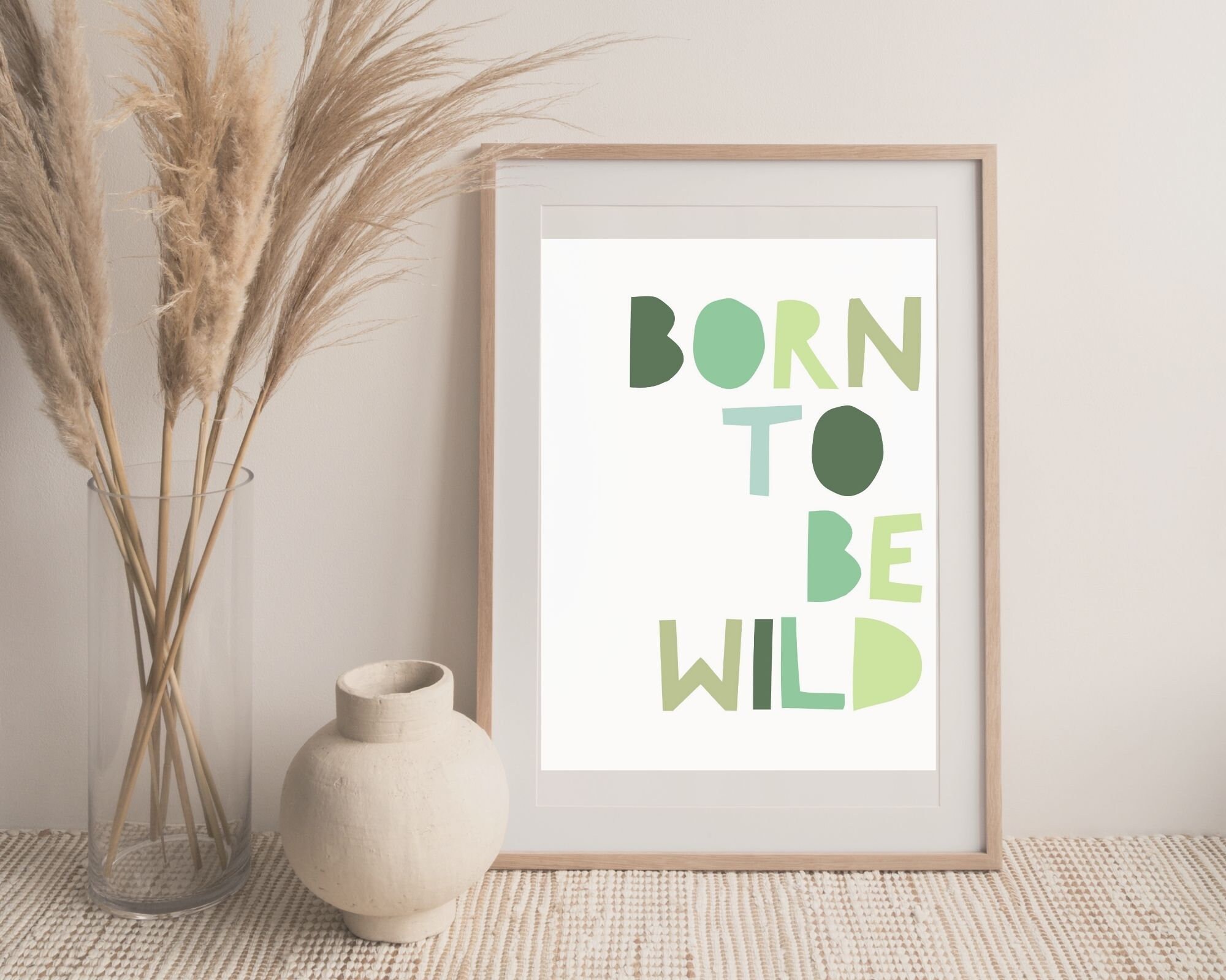 Woodland Nursery Born to Be Wild Sign Nursery Decor - Etsy
