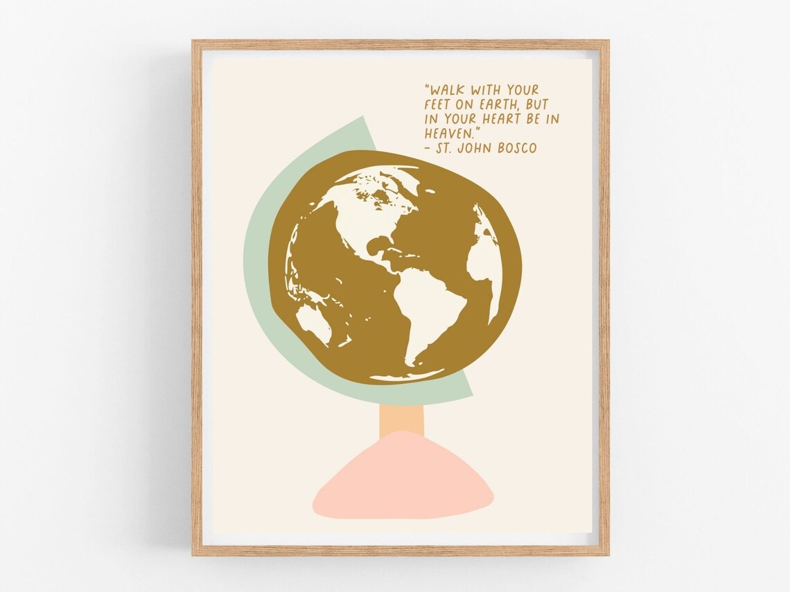 St John Bosco Quote Print Saint Quotes Catholic Art - Etsy