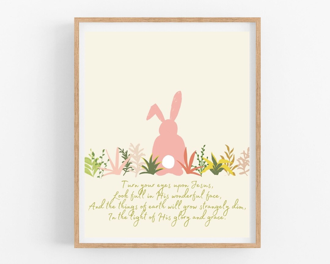 Easter Print, Easter Decor, Spring Wall Art, Pastel Decor, Easter Home ...